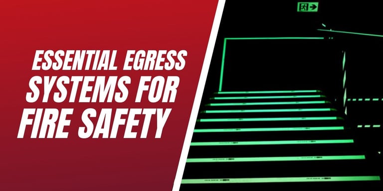 Essential Egress Systems for Fire Safety